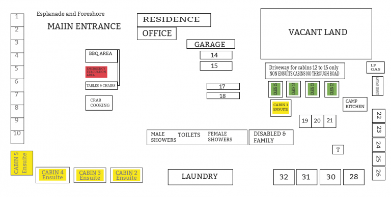 map – Port Germein Caravan Park